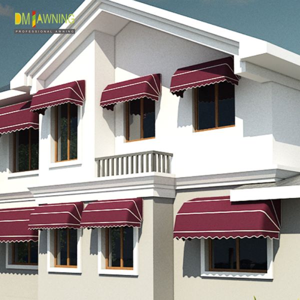 Quality Outdoor French Style Awnings Aluminium Retractable Window Awning for sale