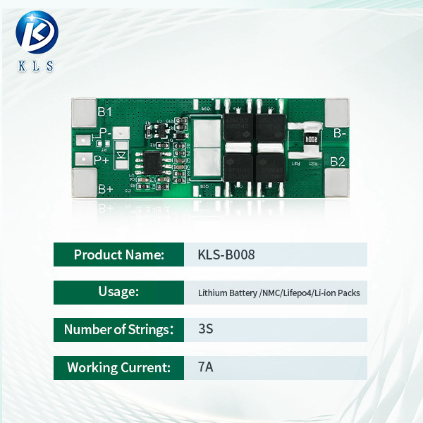 Quality Custom Thickness 3S BMS Board 10A - 100A 12V Lithium Battery Protection Board for sale