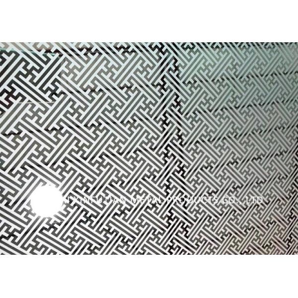 Quality 201 Grade Stainless Steel Surface Finish , Ss Finish Etching Design For Elevator for sale