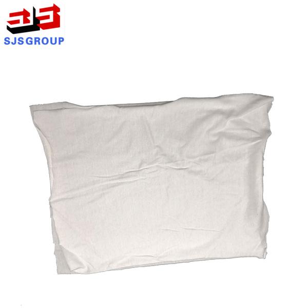 Quality Plain White 2kg/Bag 80cm Industrial Wiping Rags for sale