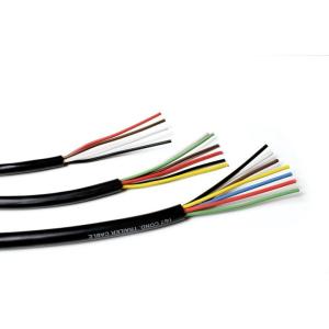 Quality Industrial 7 Conductor Trailer Cable 10-12-14 AWG GPT Soft PVC Jacket Color for sale