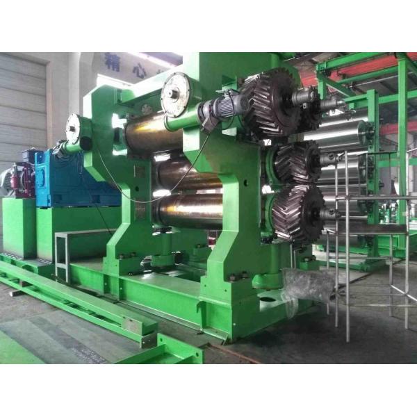 Quality Three Roll Rubber Calender Machine Rubber Process Machine Conveyor Belt for sale