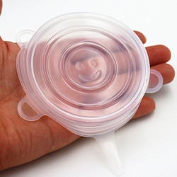 Quality Harmless Practical Silicone Food Covers , Multipurpose Stretchable Silicone Lids for sale
