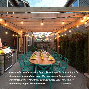 Quality Waterproof E27 LED Bulb String Light 2W Holder 12V 24V 110V for sale