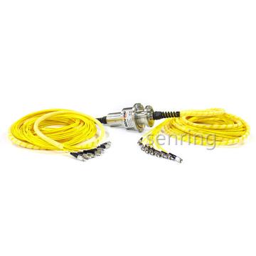 Quality Customized Fiber Optic Separate Coaxial Slip Ring 8 Channels for sale