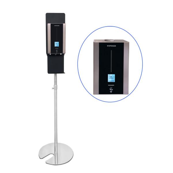 Quality SS304 Hand Sanitizer 10CM Face Recognition Temperature Measurement for sale