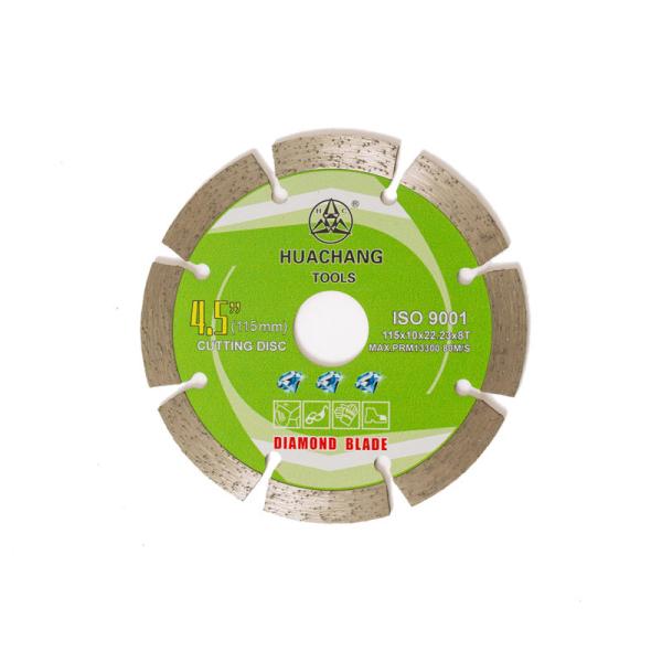 Quality Dia 115mm 4 1/2 Segmented Diamond Blade Brick Stone Cutting 115×1.2/1.8x10x22 for sale
