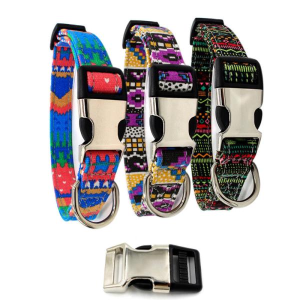 Quality Pet Dog Collar with Metal Buckle in S/M/L Size Item Type pet leash Bohemian for sale