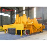 Quality Stable Cast Steel Wheel Hollow In Middle Ladle Transfer Cart for sale