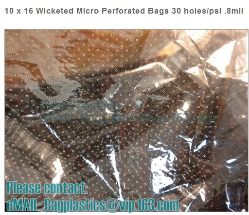 Quality BOPP perforation bags, Wicketed Micro Perforated bags, Bakery bags, Bopp bags, Bread bags Micro Perforated Toast Bread P for sale
