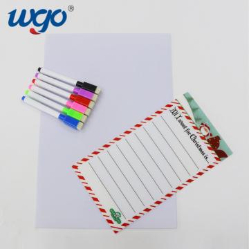 Wall Self Adhesive Christmas Dry Erase Calendar Removed Without Residue