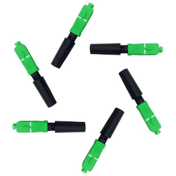 Quality FTTH Simplex Field Assembly SC Fiber Optic Drop Cable for Network Fast Connector for sale