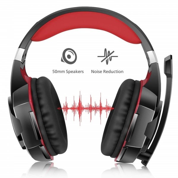 Quality KOTION EACH G2000 100mA DC5V USB Gaming Headset With Light Mic for sale