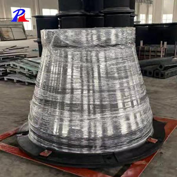 Quality Standard Size Cone Rubber Dock Fender System for Berth Customized Size in Black for sale