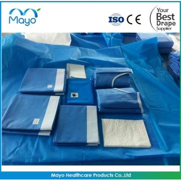 Quality Sterile Medical Universal Surgical Drape Pack With Surgical Gown for sale