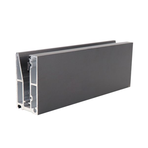 Quality Upgrade Your Space with Design Glass Riling Aluminum Profile and U Channel Clamp Glass for sale