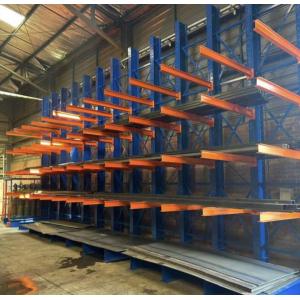 Quality 2-6 Levels Warehouse Storage Single Sided Cantilever Rack For Long And Bulky for sale