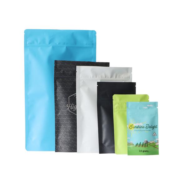 Quality Customized Logo Mylar Weed Packaging Stand Up Pouch for sale