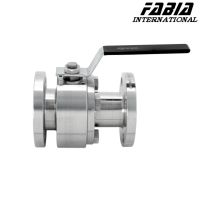 Quality Fb High Temperature Sanitary Ball Valve Stainless Steel Smooth Surface Finish For Food And Beverage Industry for sale