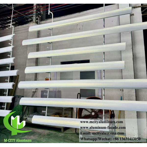 Quality Hyperbolic Metal Facades Double Curved Panels Solid Aluminum for sale