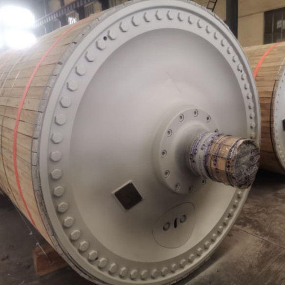Quality High Precision Dryer Cylinder with Cylindricity 0.001~0.003mm/m Roundness 0.001~0.003mm and Surface Roughness Ra 0.1μm for Paper Making Machine for sale