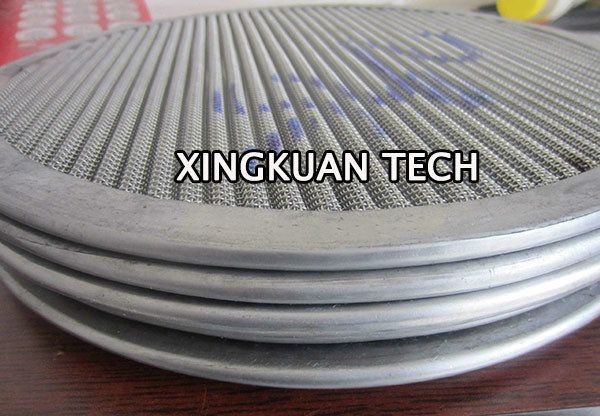Quality Multilayers Mesh Pleated Packs , Extended Area Screens For Extrusion Machine for sale