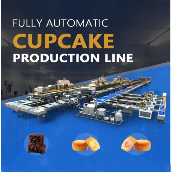 Quality High Output Automatic Cup Cake Production Line Machinery,Cup Cake Processing for sale
