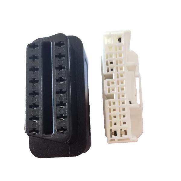 Quality Car Diagnostic OBD2 Connector Cable Compatible 26 Pin Female for sale