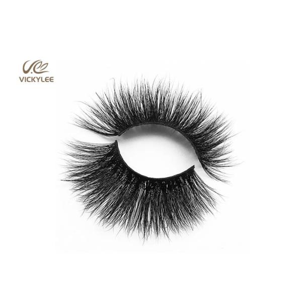 Quality Mink Hairs ODM Thick Curling 5D Volume Lashes for sale