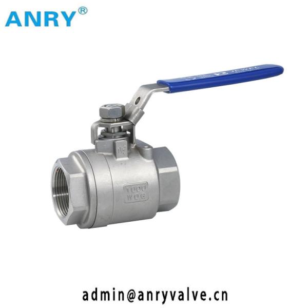 Quality Coupling Nipple 2pc SS Threaded CF8 CF8M Body  Full Port Ball Valve for sale