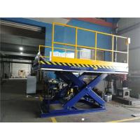 Quality Loading Hydraulic Scissor Lift Dock Leveler With Emergency Button And Safety Valves for sale