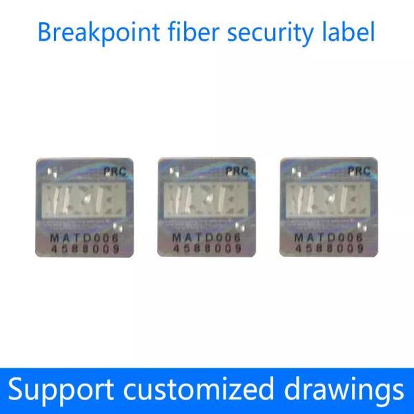 Quality Signature Protection Security Hologram Sticker Tamper Self Adhesive Sticker for sale