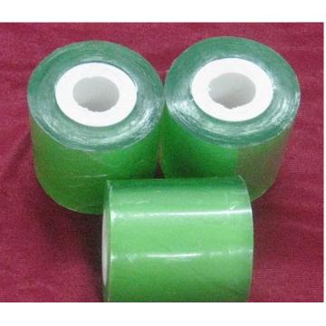 Transparent Yellow Packing Stretch Wrap Cling Film 60mm 130mic Thickness