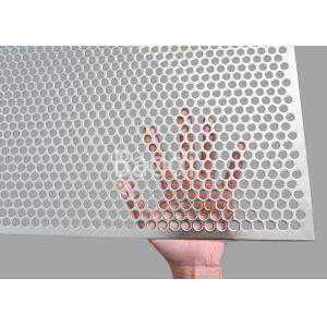 Quality Stainless Steel 316L Perforated Stainless Sheet With Staggered Round Holes for sale