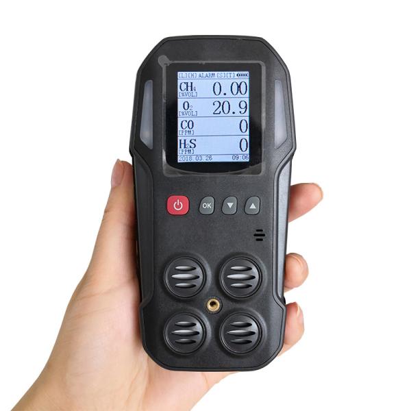 Quality Infrared Electrochemical 4 Gas Multi Gas Tester Detector For Fire Service for sale