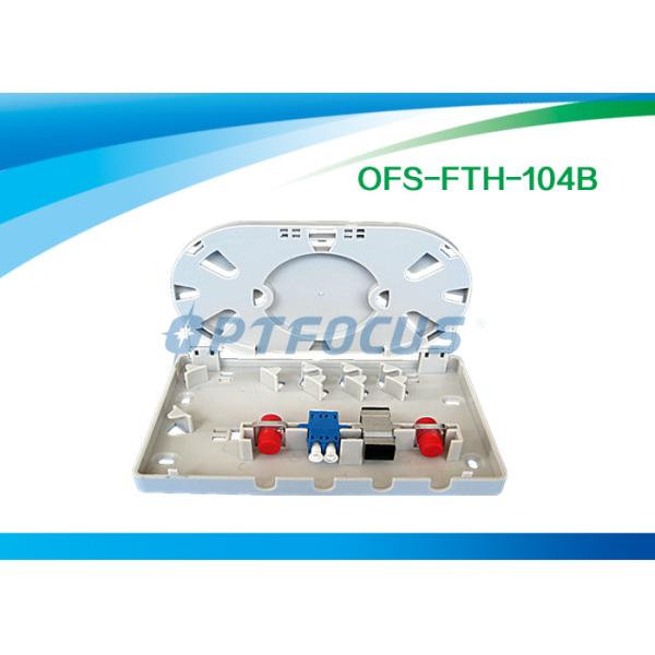 Quality Small Wall Mount Fiber Termination Box 4 Core Lightweight 225×125×40 mm for sale