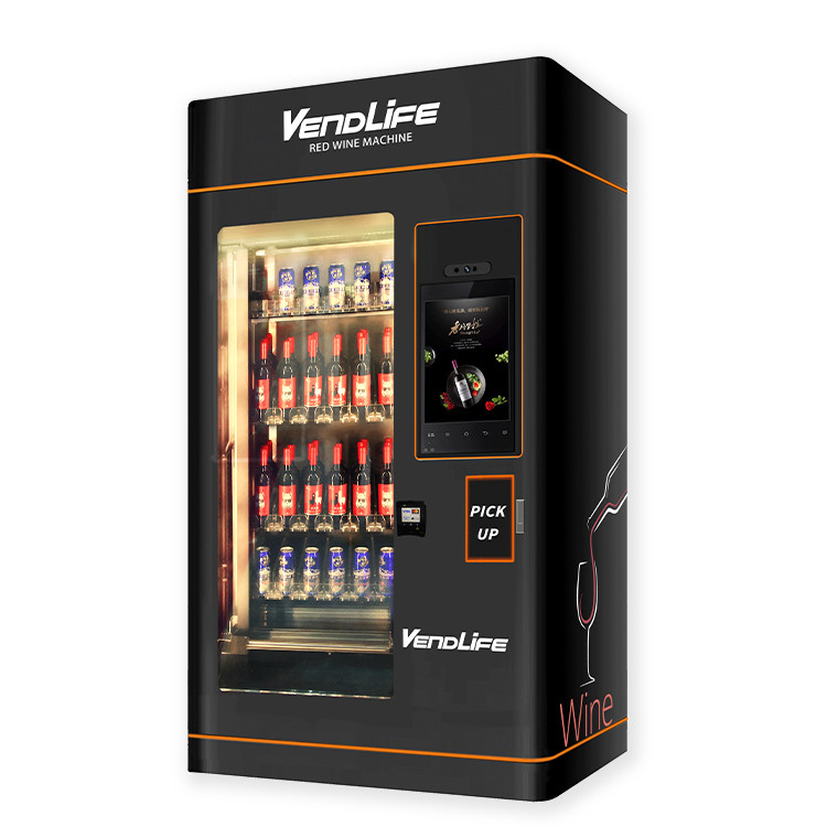 Quality 220V Wine Vending Machines  , 900W Moet Alcoholic Drink Vending Machine for sale
