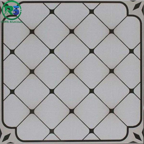 Quality Washing Room Suspended Artistic Clip In Metal Ceiling Tiles Smokeproof for sale