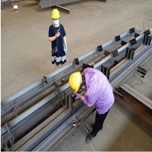 Quality Galvanized Q345 Space Frame Assembly Accessories 950mm Roof With Grey Color for sale