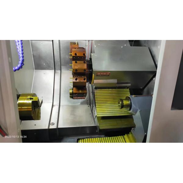 Quality Heavy Duty Slant Bed Cnc Precision Automatic Lathe Live Tool Turret for sale