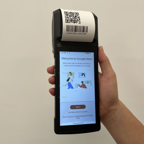 Quality 4G NFC Android POS Terminal Handle Scanner For QR Code Payment for sale