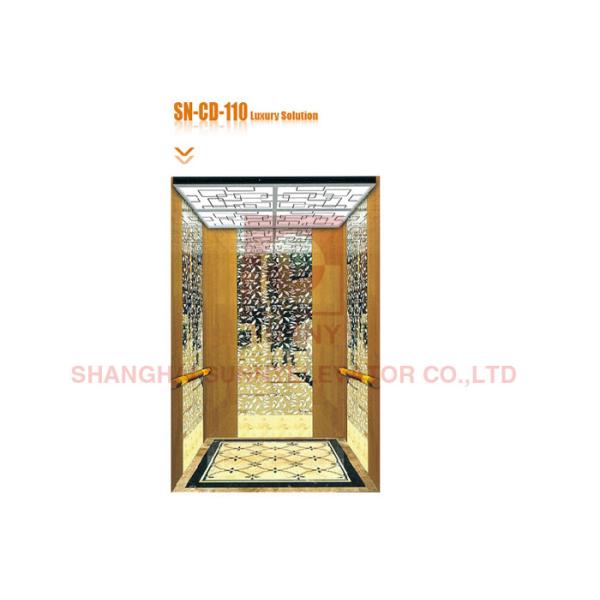 Quality Stainless Steel Panel Elevator Cabin Decoration For Residential Buildings for sale