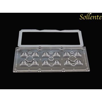 Quality Asymmetric 12W Outdoor Light Lens Array 12 In 1 SMD3535 for sale