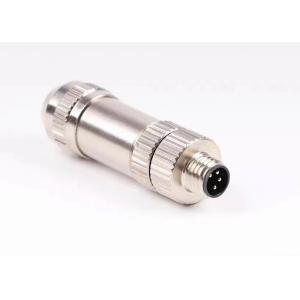 Quality M8 IP67 Circular Connector Male Shield Plug 3 4 5 6 8 Pin Assembly Type for sale