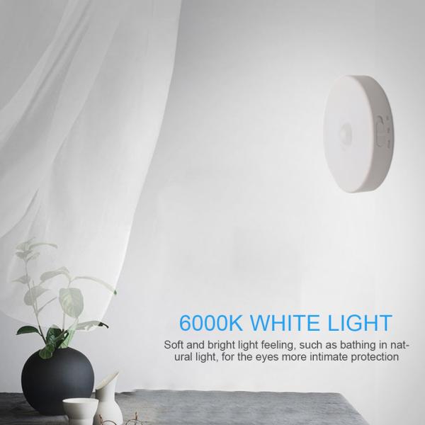 Quality Stick Anywhere 86*18mm USB Rechargeable Motion Sensor Light Cold White for sale