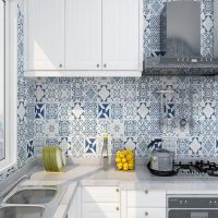 Quality Modern Tile Mosaic Ceramic Wallpaper Roll for Kitchen Cupboard Cabinet Furniture for sale