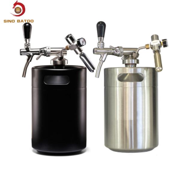 Quality Carbonated Pressurized 5L Mini Keg Beer Dispenser CO2 System for sale