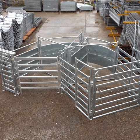 Quality Horizontal Oval Pipe Australian Sheep Yard Panel 30x60x1.6mm Livestock Fence Panels for sale