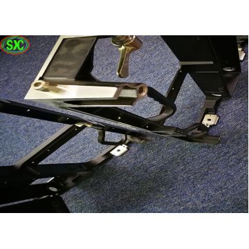 Quality Full Color P4.81mm RGB LED Display With Die Casting Curved Rental Cabinet for sale