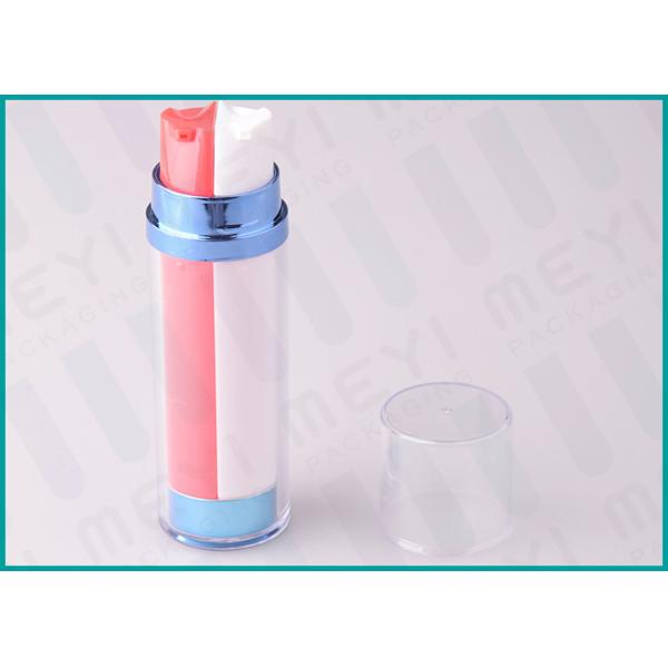 Quality 25 ML Acrylic Double Wall Lotion Serum Pump Bottle , Plastic Cosmetic Bottles for sale